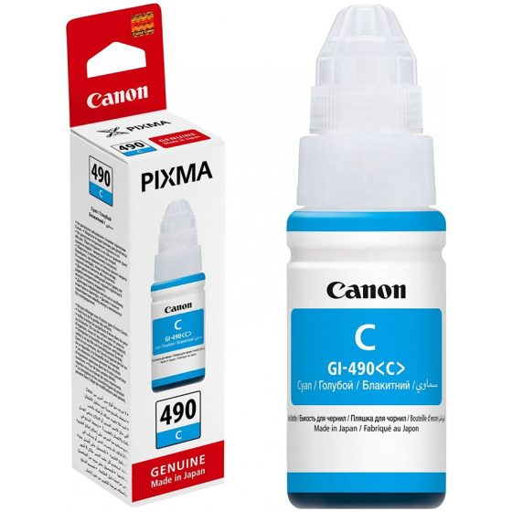 Ink Cartridge Canon GI-490 Cyan - Setra