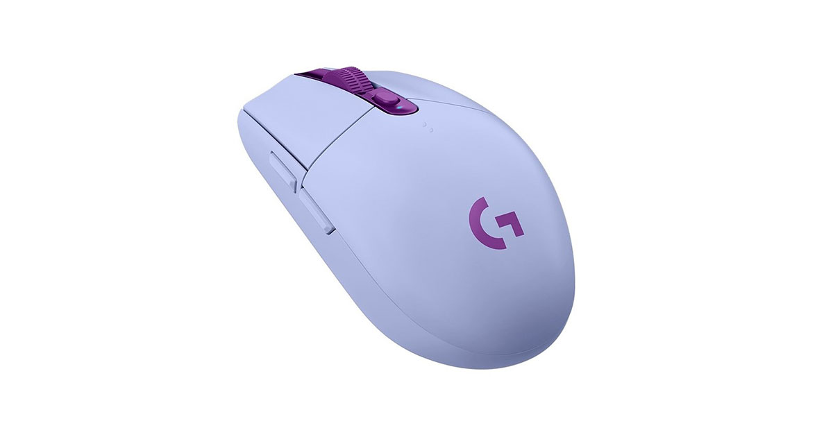 Logitech G305 LIGHTSPEED Wireless Gaming Mouse - Lilac - Setra