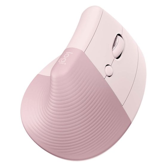 Logitech Lift Vertical Ergonomic Mouse - Rose - Setra
