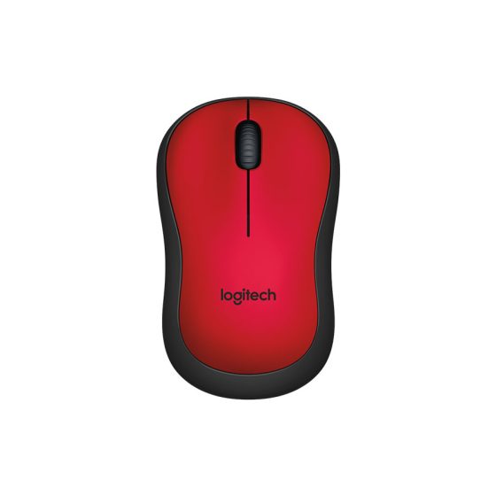 Logitech M221 Wireless Mouse with Silent Clicks - Red - Setra