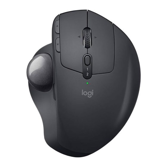 Logitech MX ERGO Advanced Wireless Trackball Mouse - Setra