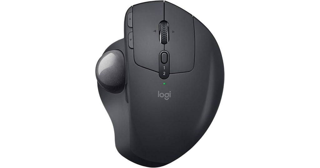 Logitech MX ERGO Advanced Wireless Trackball Mouse - Setra