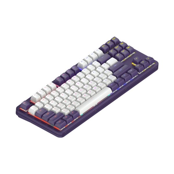 Dark Project ALU87A Violet RGB Mechanical Gaming Keyboard - Setra