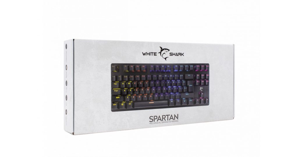 White Shark Gaming Spartan TKL Mechanical RGB Gaming Keyboard - Setra